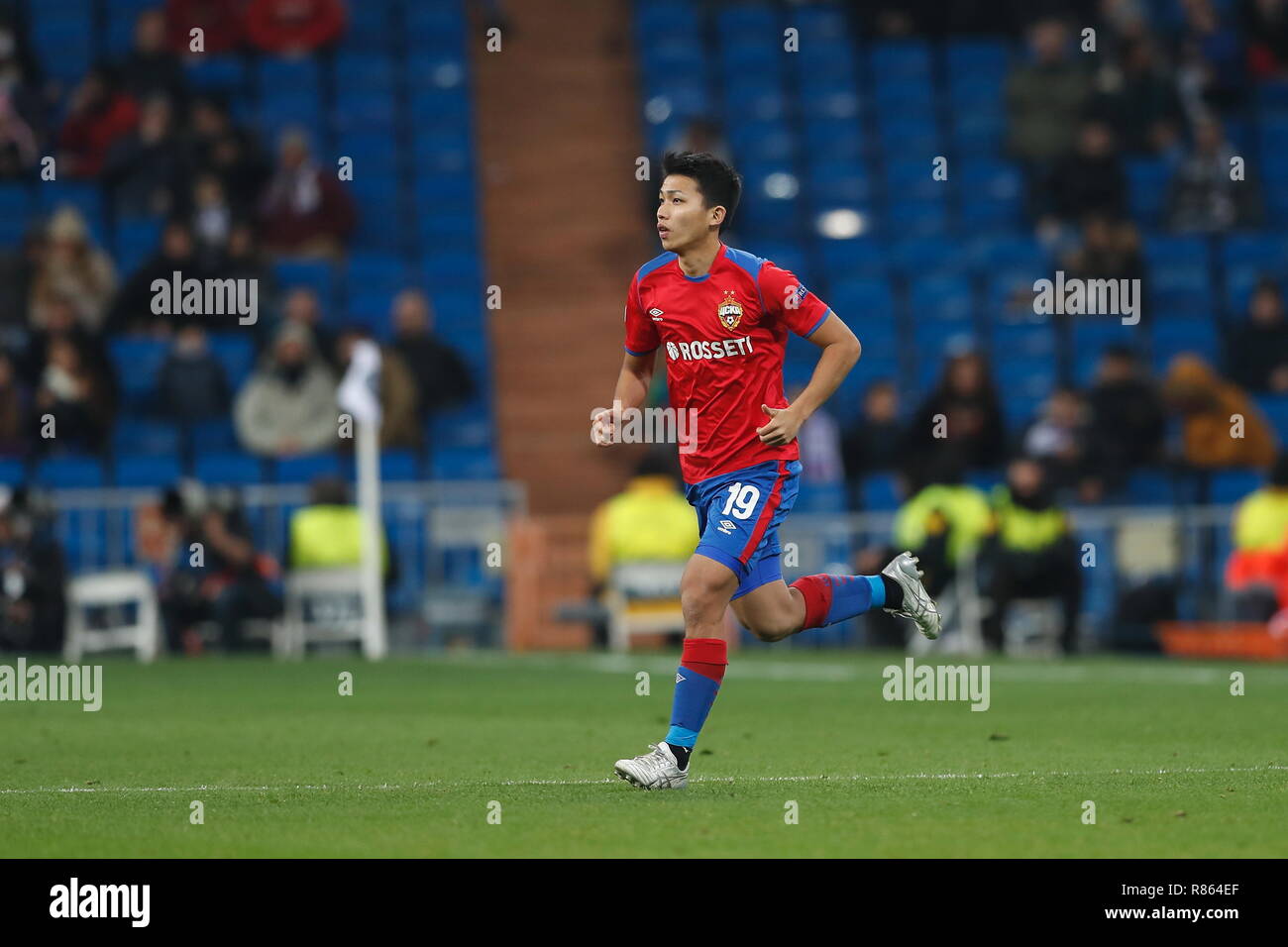 Madrid, Spain. 12th Dec, 2018. êºë∫ë'ê^/Takuma Nishimura (CSKA ...