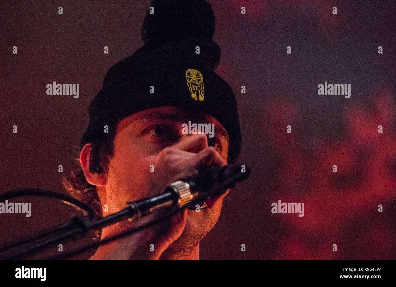 London, England, 13.12.2018. Andrew VanWyngarden, lead singer and ...