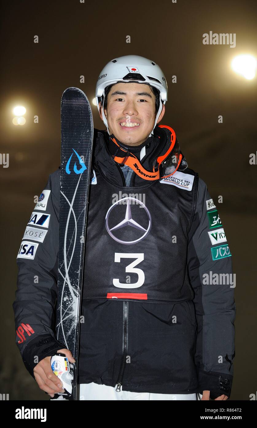 Ikuma Horishima of Japan poses during the 2018-19 FIS Freestyle Ski ...