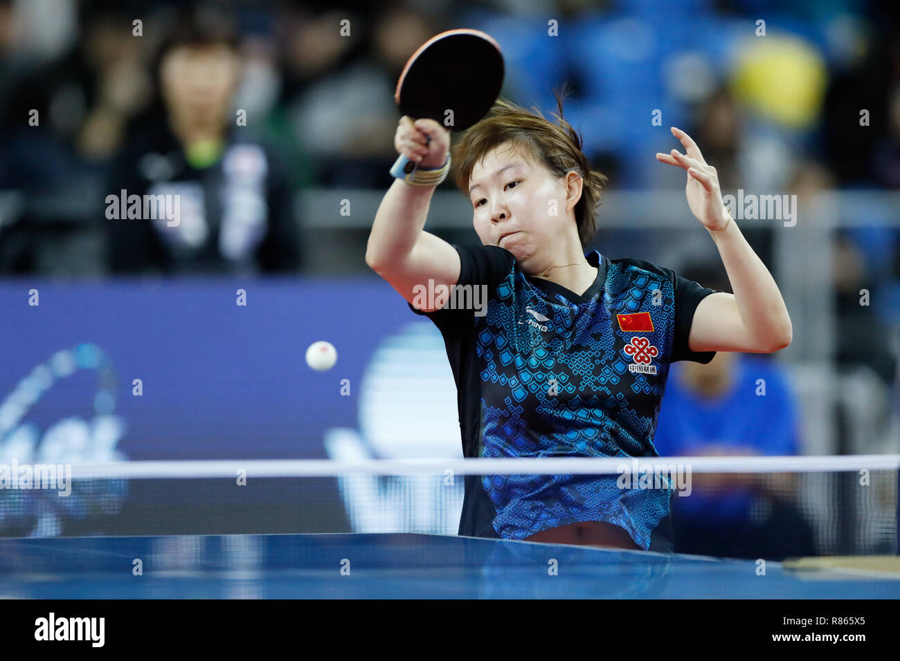 Incheon, South Korea. 13th Dec, 2018. Zhu Yuling (CHN) Table Tennis ...
