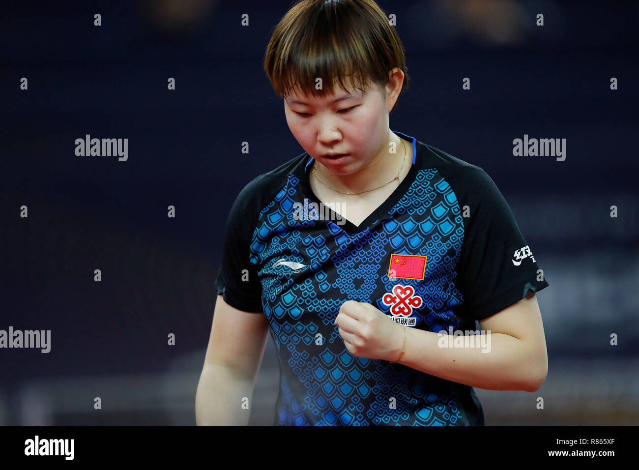 Incheon, South Korea. 13th Dec, 2018. Zhu Yuling (CHN) Table Tennis ...