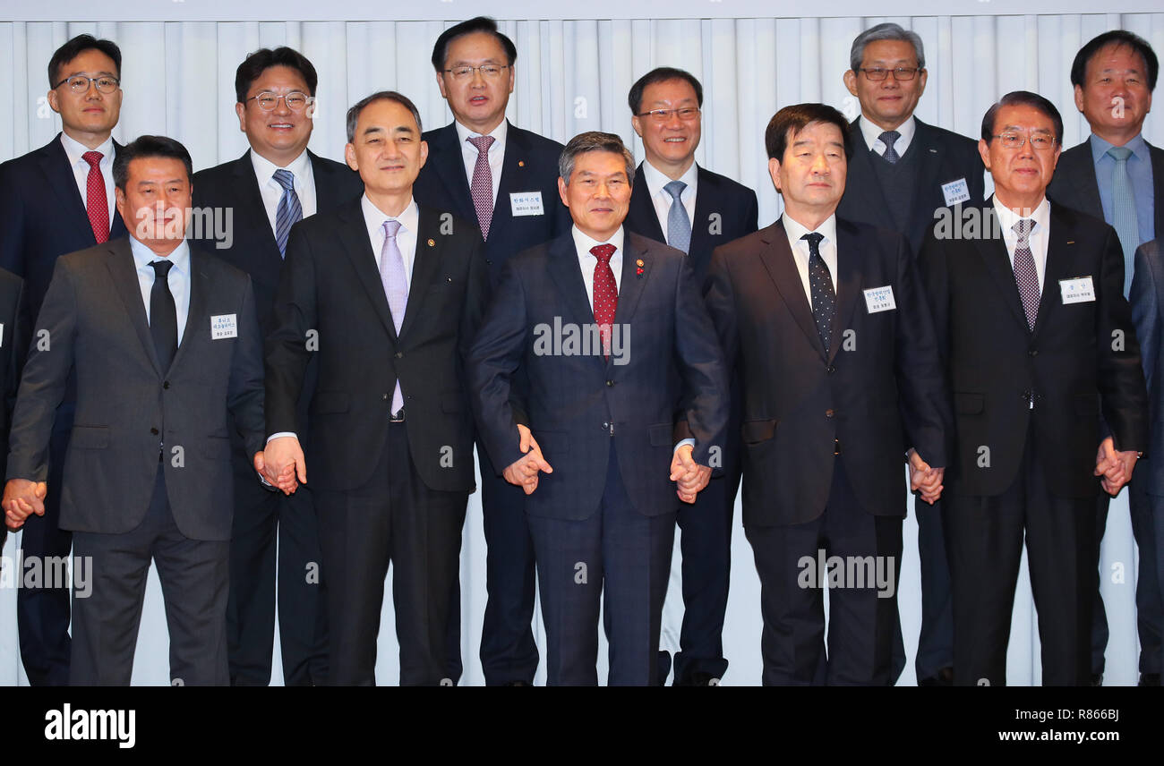 14th Dec, 2018. Defense minister meets CEOs South Korean Defense ...
