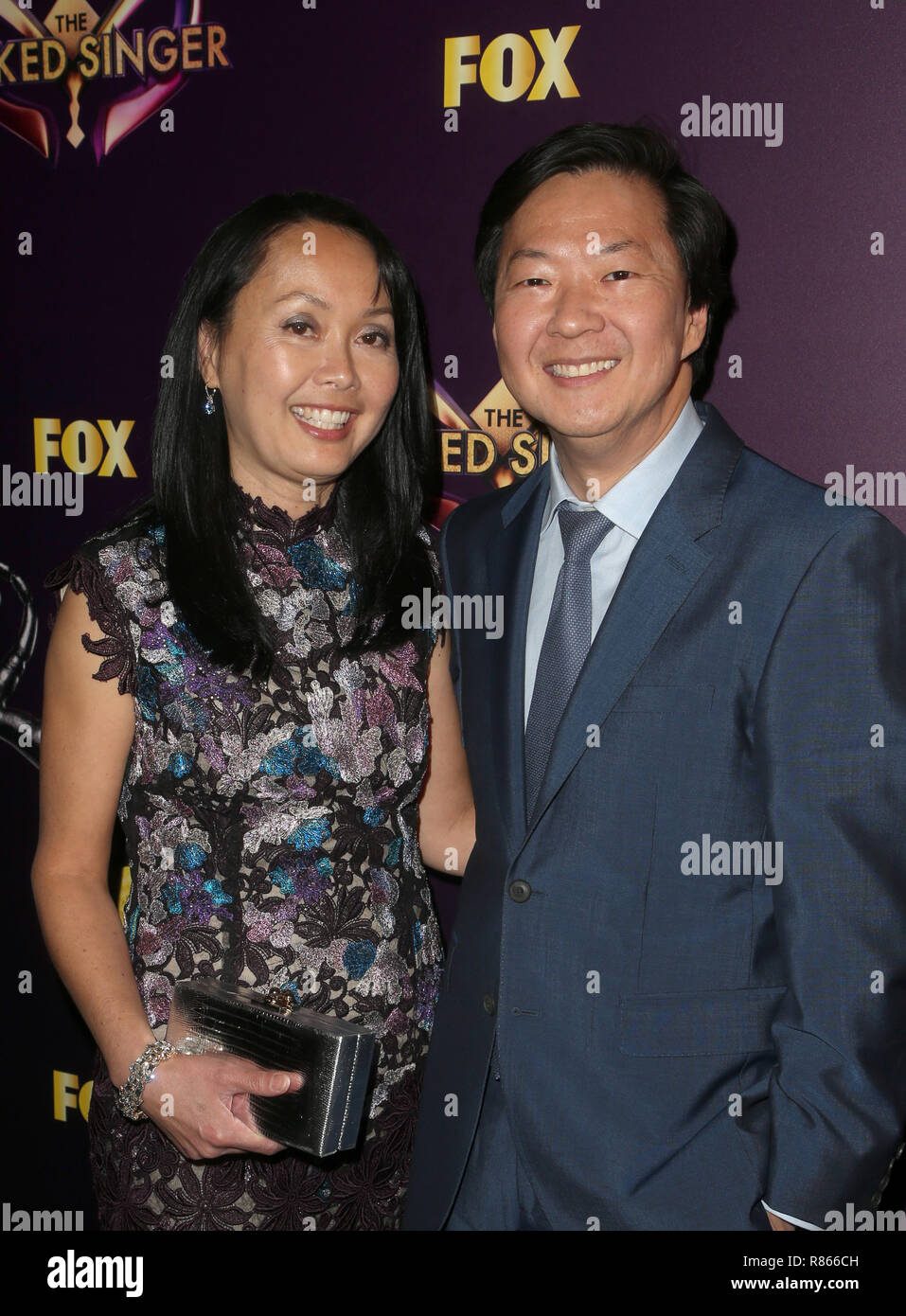 West Hollywood, Ca. 13th Dec, 2018. Tran Jeong, Ken Jeong, at Fox's ...