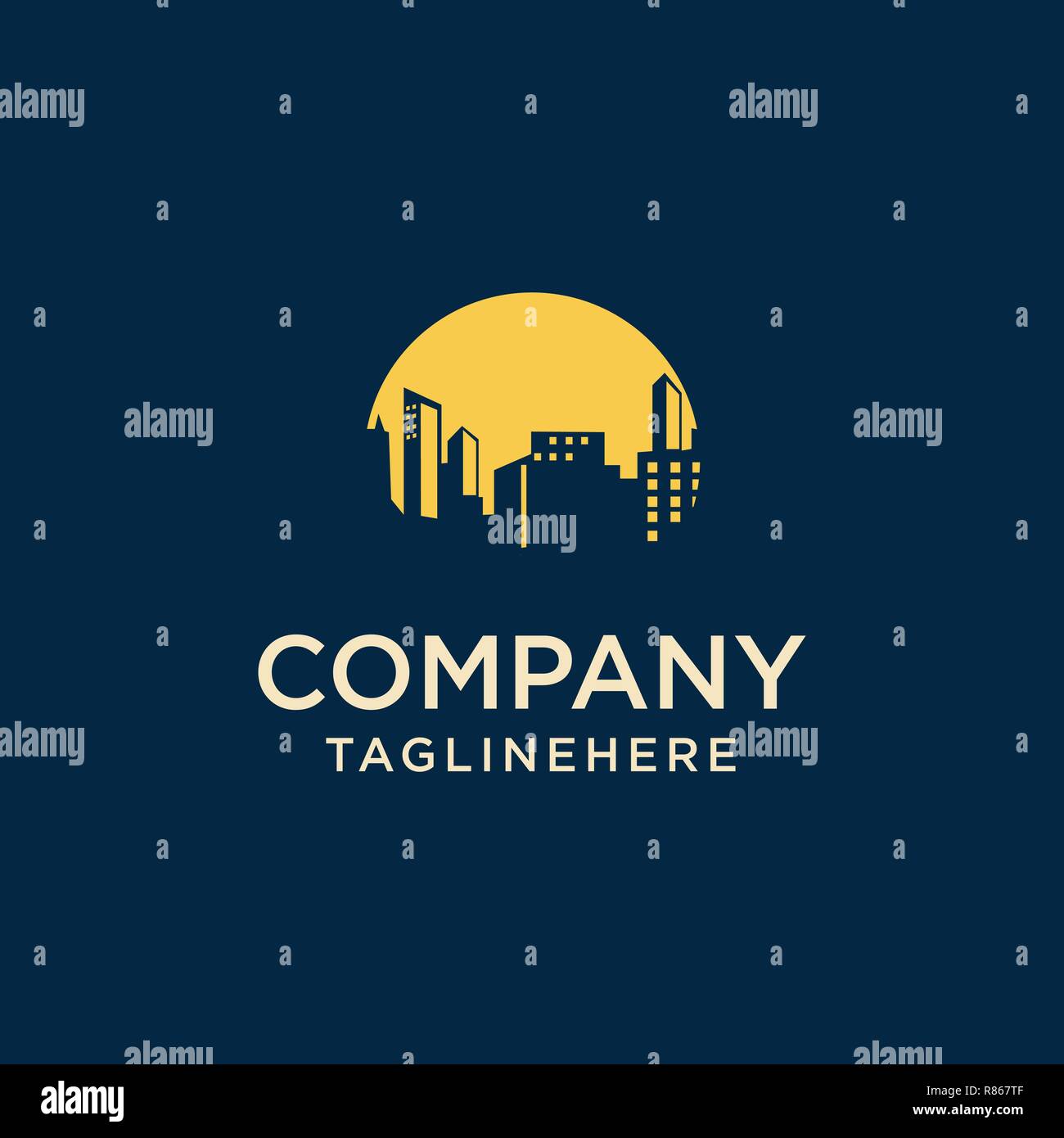 Logo emblem on the Stock Vector Images - Alamy