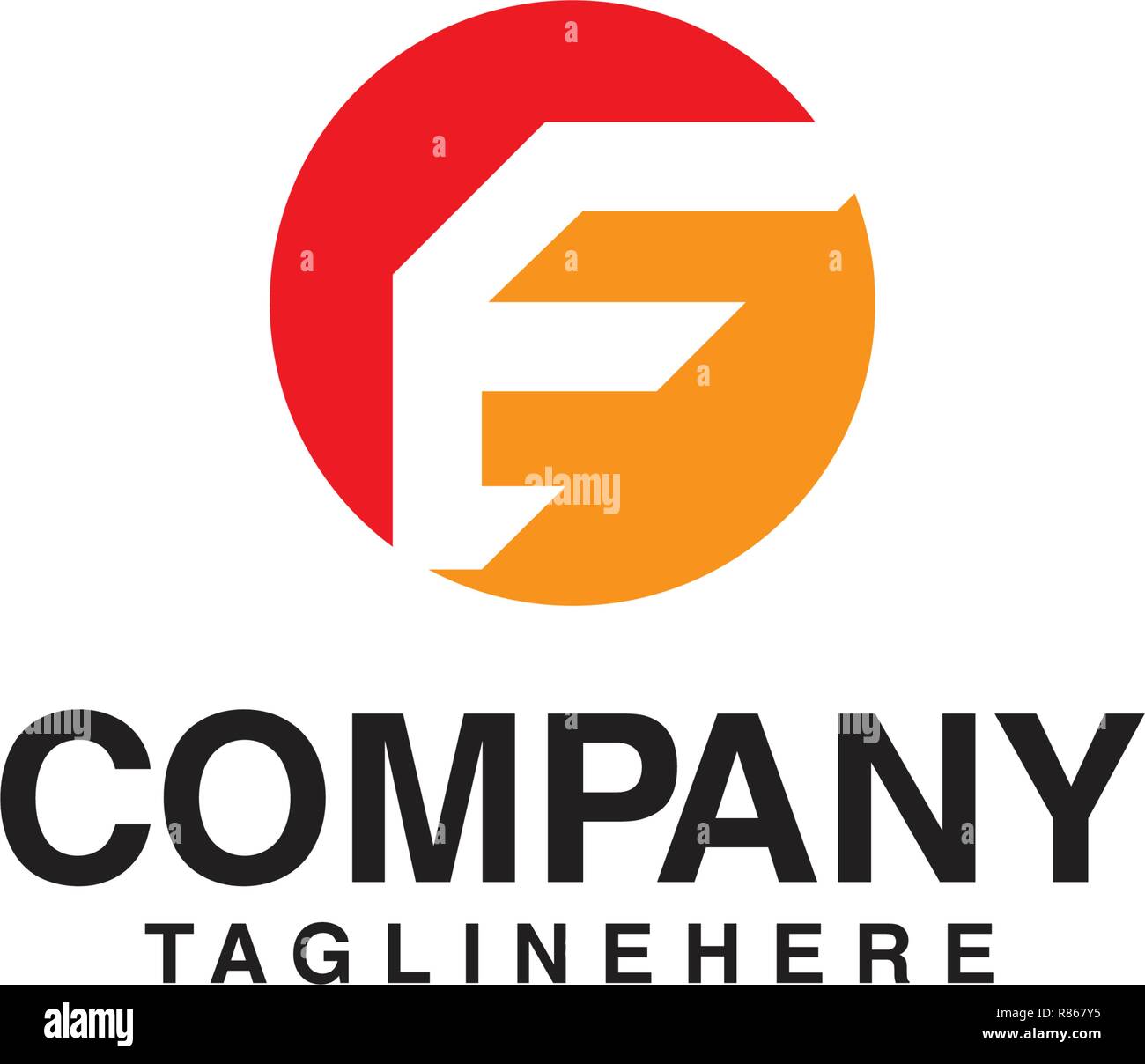 Letter E logo.Industrial tech style in round sphere concept Stock ...