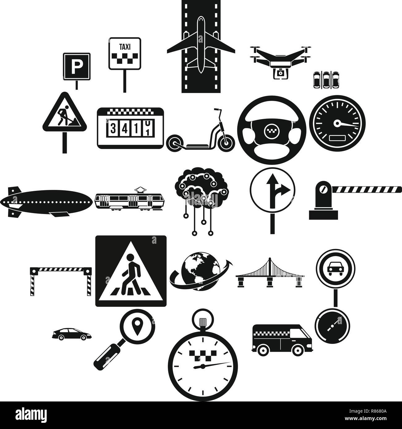 Bus movement speed Stock Vector Images - Alamy