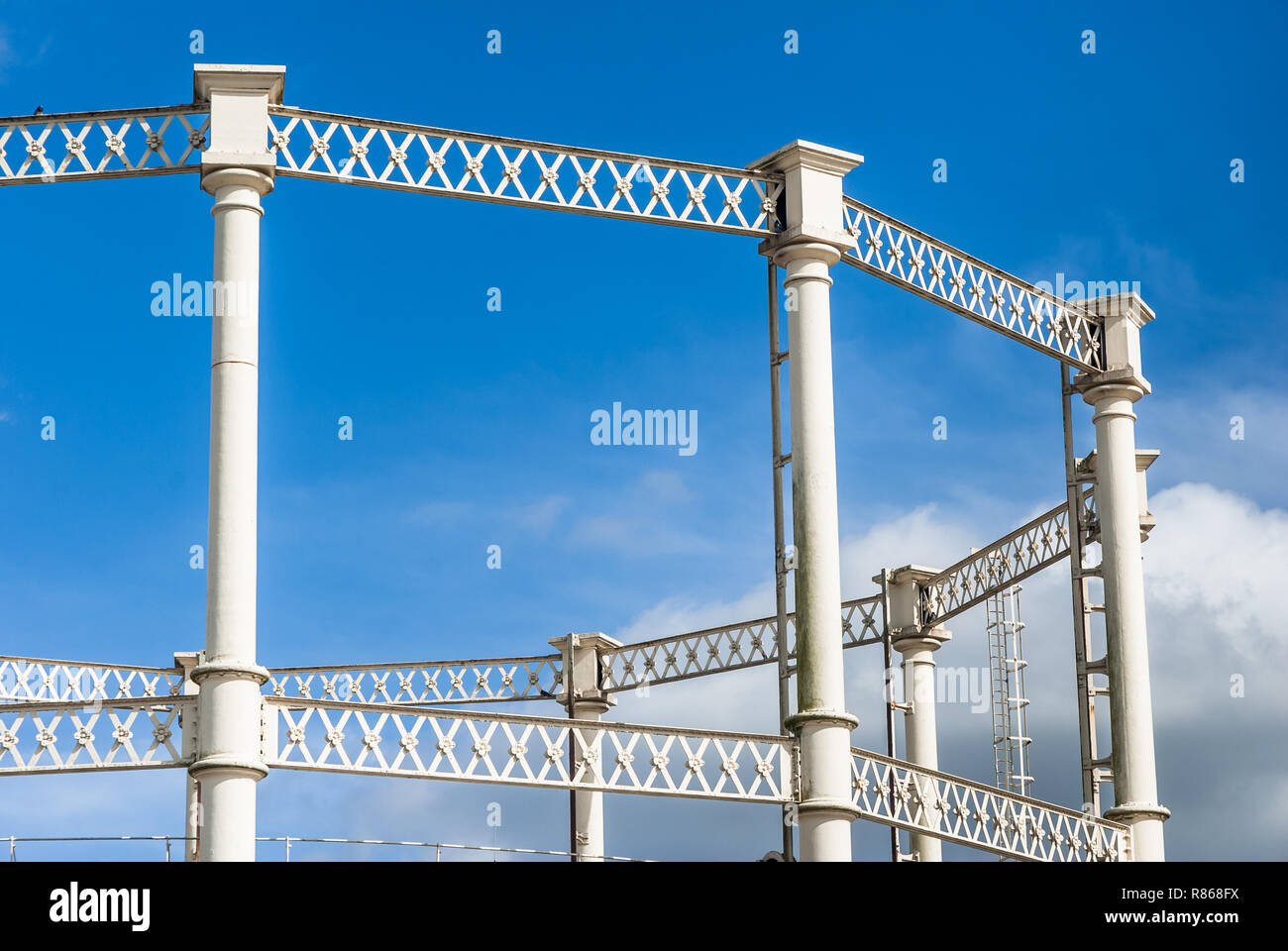 Old Iron Gas Tower structure Stock Photo - Alamy
