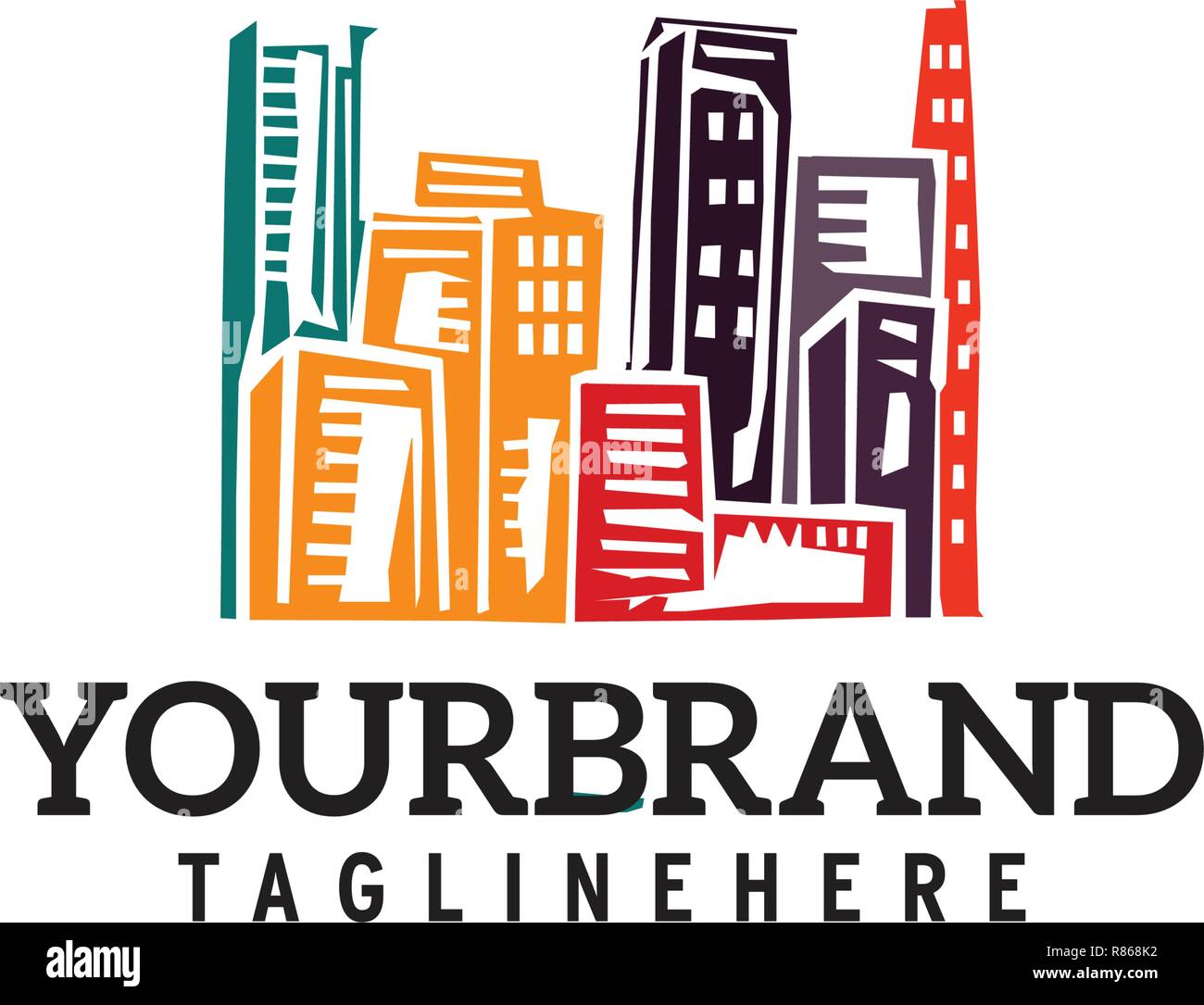 Cityscape icon Stock Vector Images - Alamy