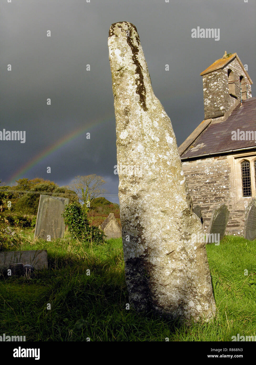 Ogham stone wales hi-res stock photography and images - Alamy