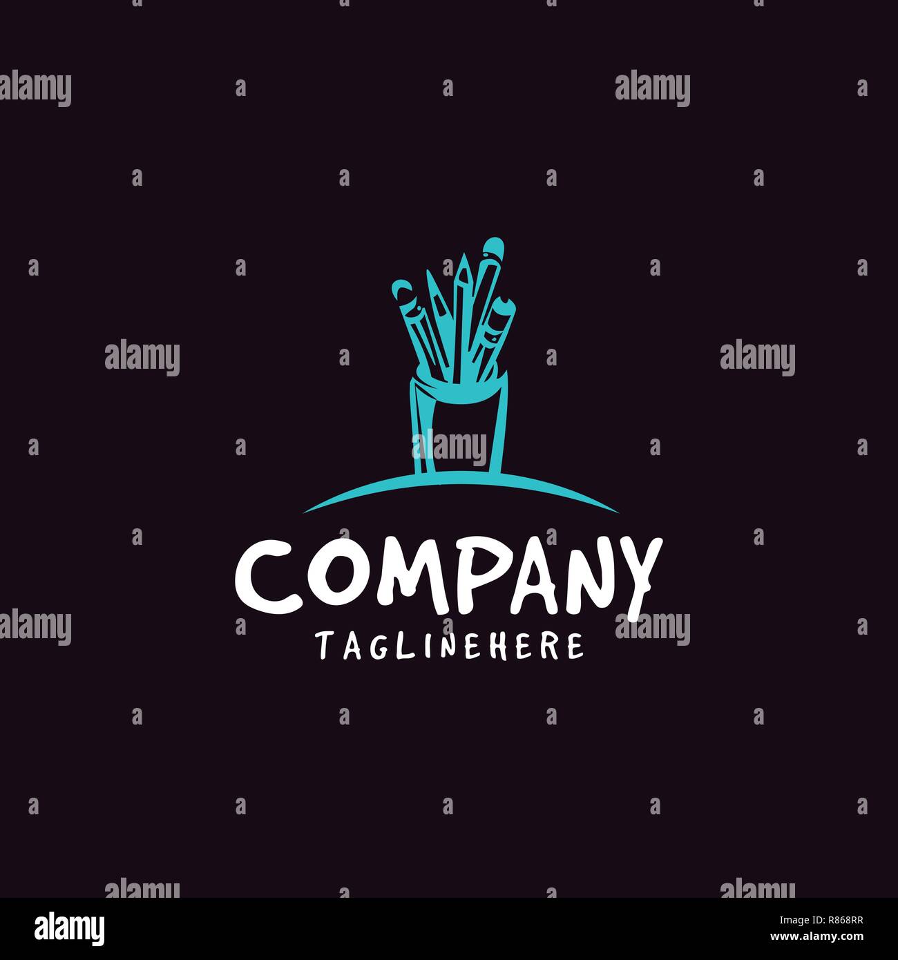 School education tool logo design template Stock Vector Image & Art - Alamy