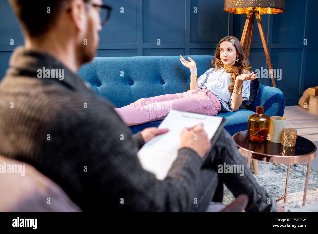 Psychologist chair hi-res stock photography and images - Alamy