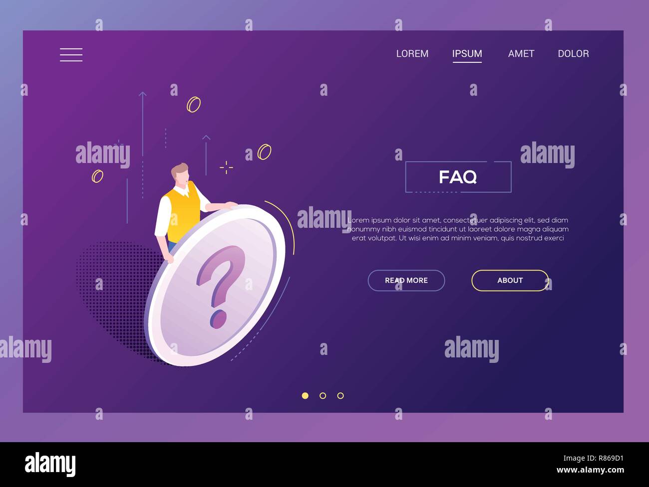 Landing support section Stock Vector Images - Alamy