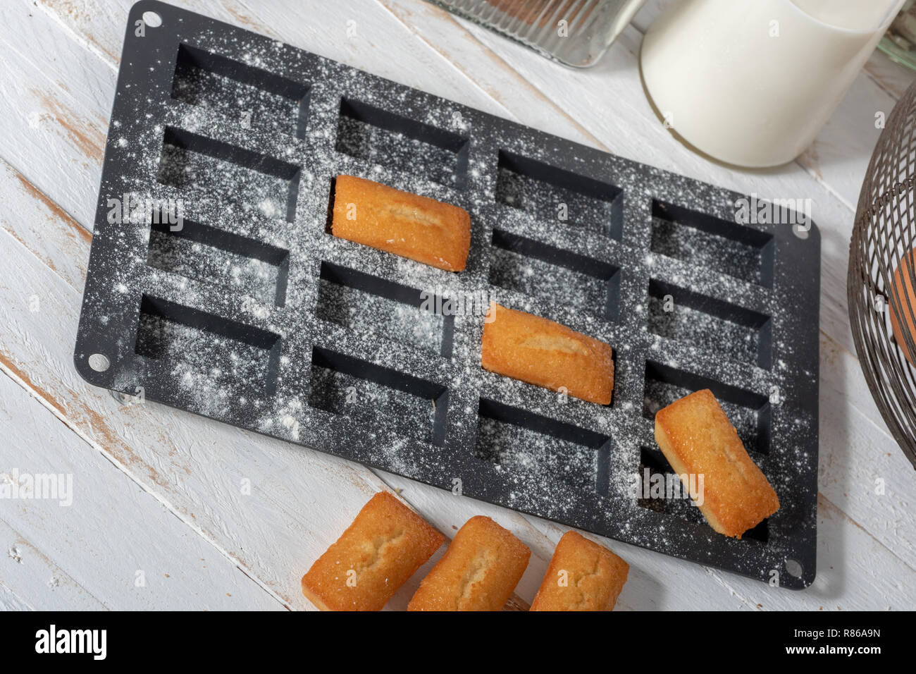 homemade financier cakes, a french pastry Stock Photo - Alamy