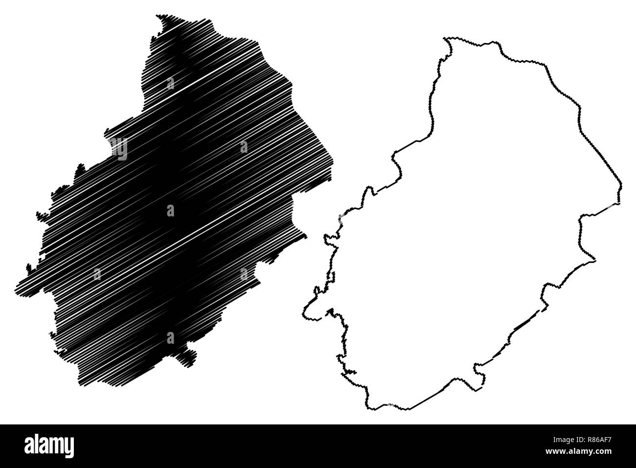 Map of kirikkale hi-res stock photography and images - Alamy