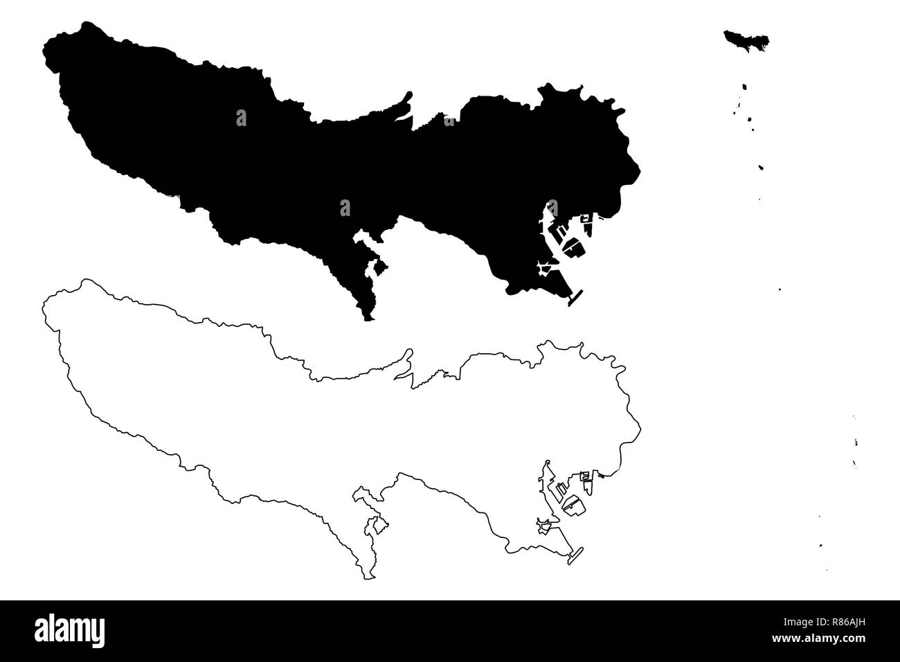 Tokyo Prefecture (Administrative divisions of Japan, Prefectures of ...