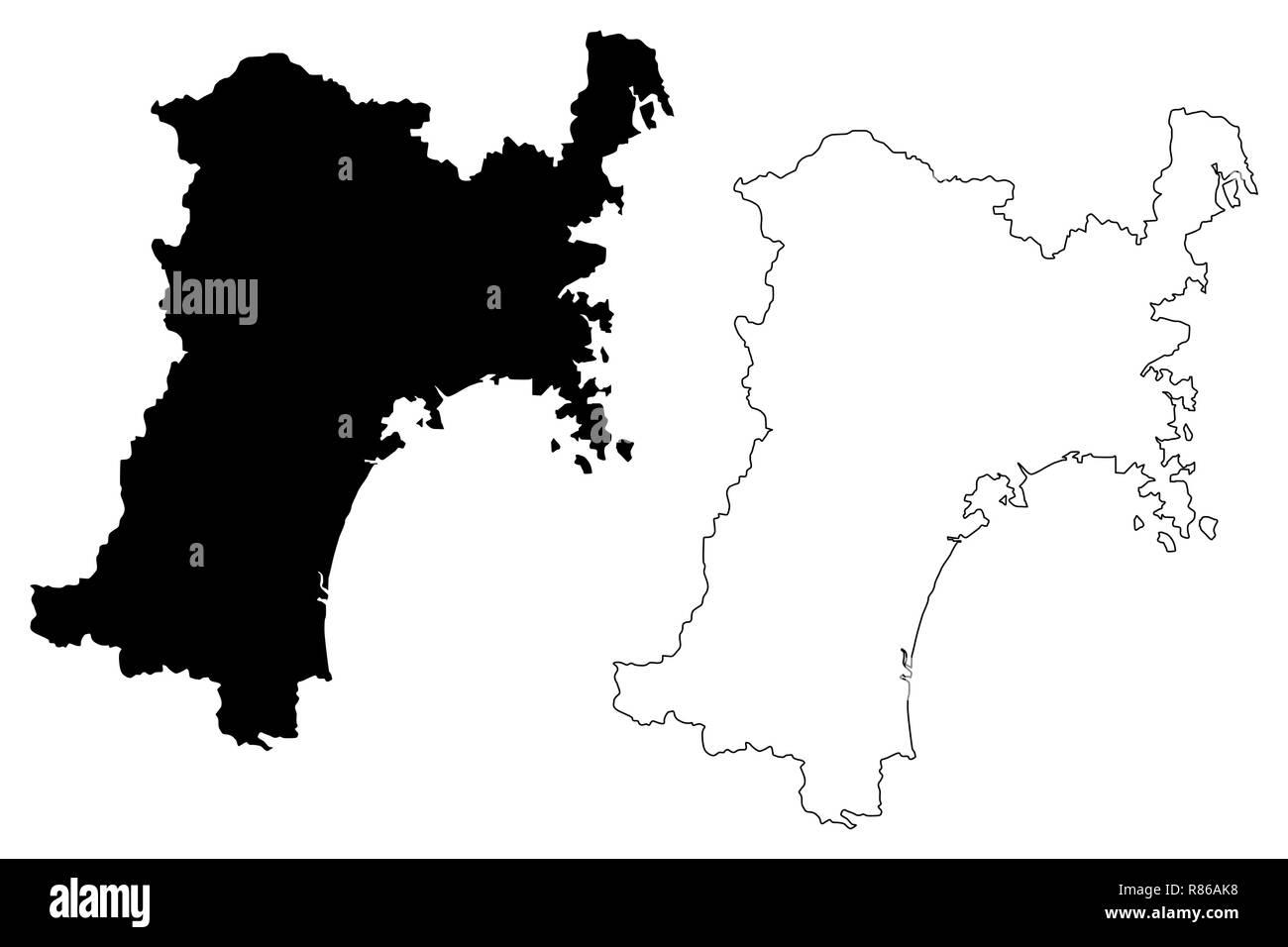 Miyagi Prefecture (Administrative divisions of Japan, Prefectures of ...