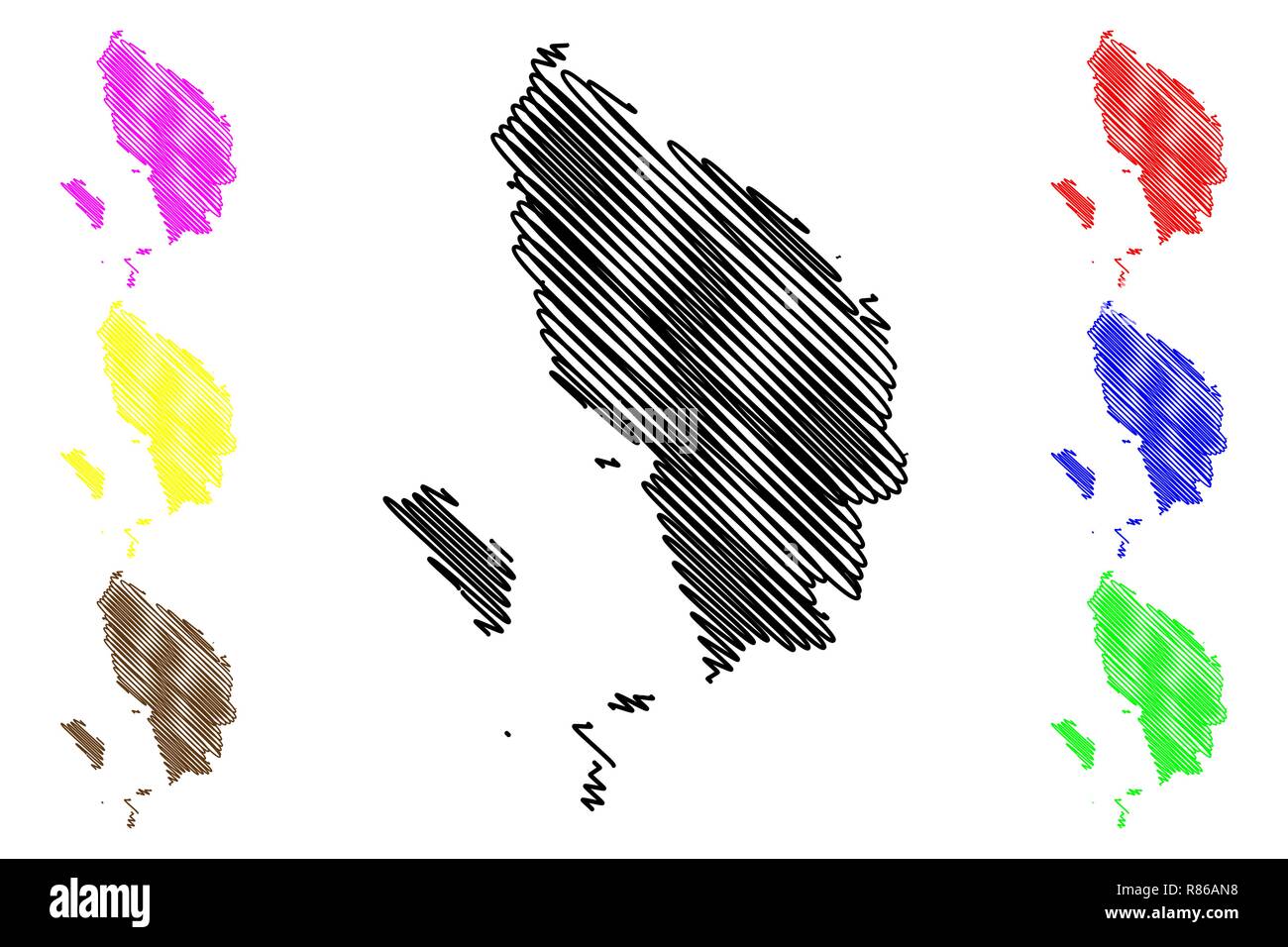 North Sumatra (Subdivisions of Indonesia, Provinces of Indonesia) map ...