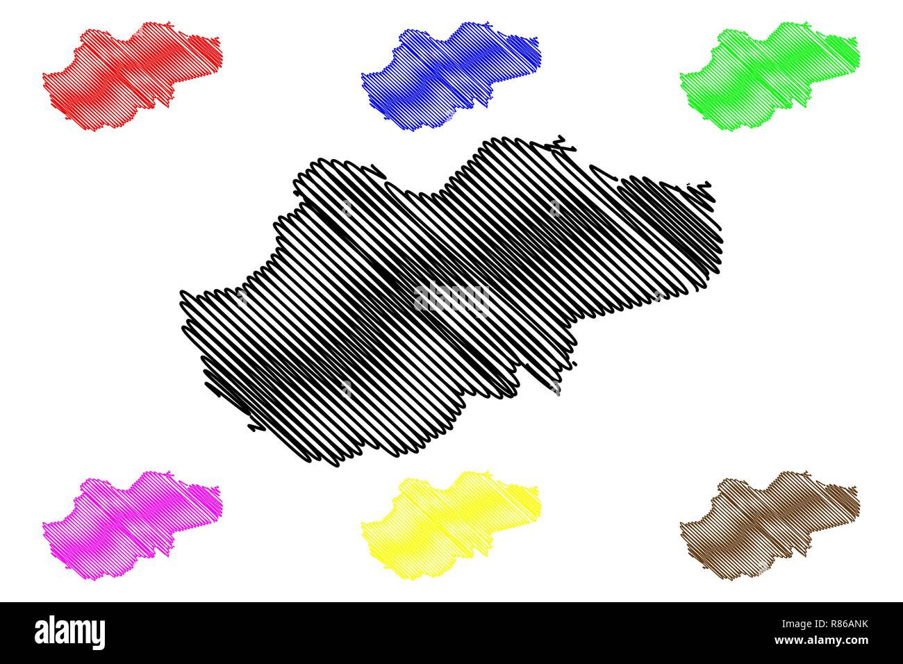 Jambi (Subdivisions of Indonesia, Provinces of Indonesia) map vector ...