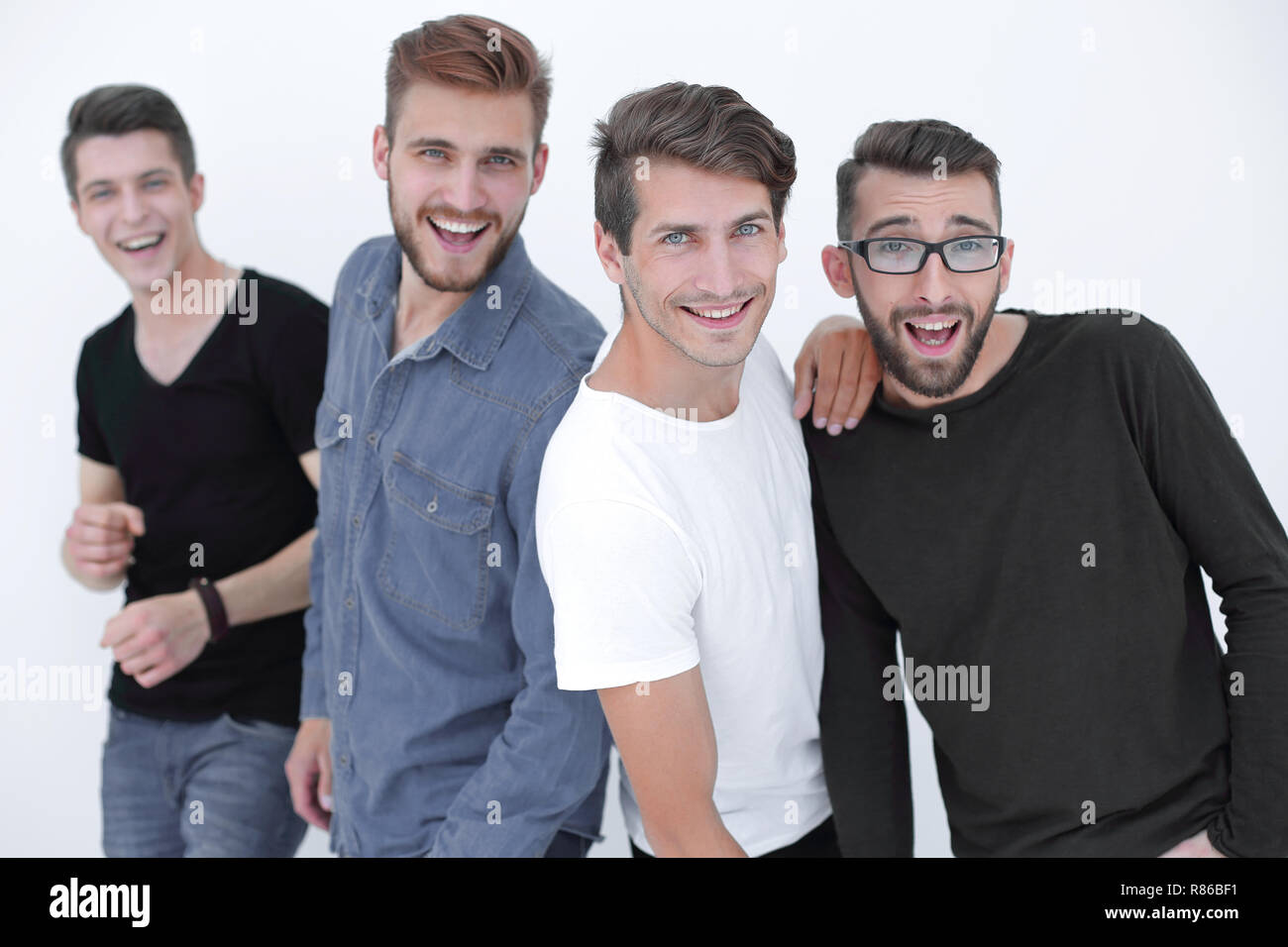 Group of diversity people standing together as a team Stock Photo - Alamy