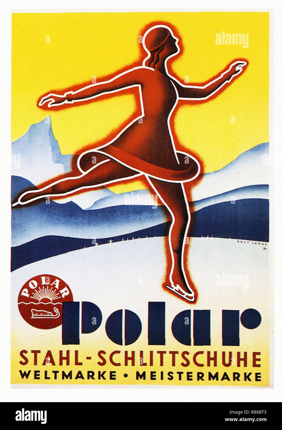 Polar - Vintage advertising poster Stock Photo - Alamy