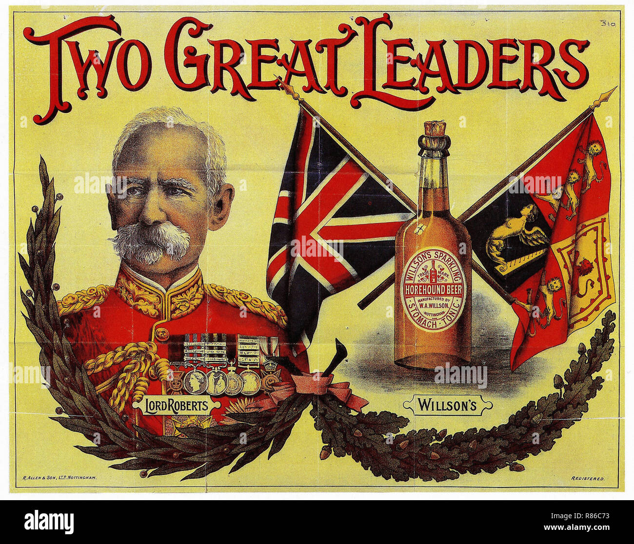 Willsons Sparkling Horehound Beer Stomach Tonic - Vintage advertising ...