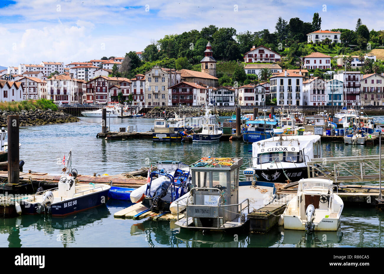 Fishing France Pays Basque Stock Photos & Fishing France Pays Basque ...