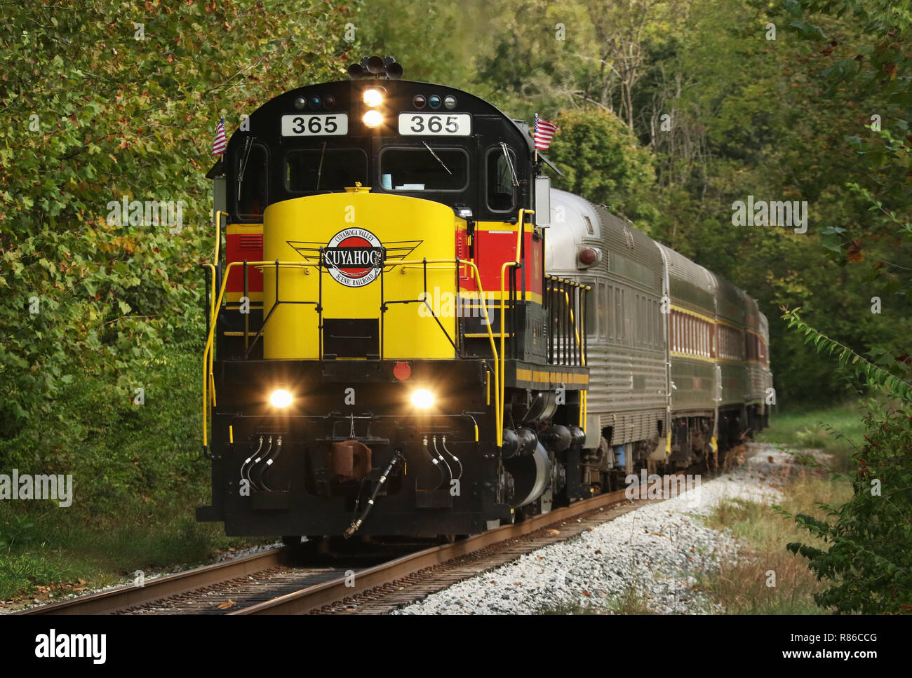 Diesel locomotive ALCOA C420 number CVSR 365. Operated as special event ...