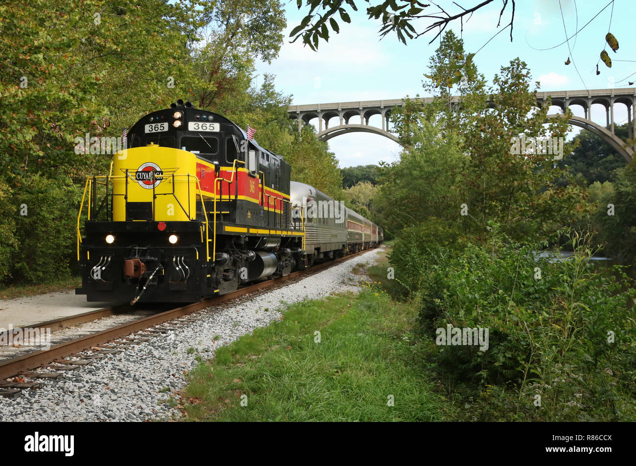 Diesel locomotive ALCOA C420 number CVSR 365. Operated as special event ...