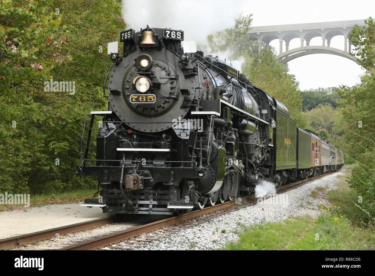 Nickel Plate Road no. 765 is a 2-8-4 "Berkshire" type steam locomotive built for the Nickel ...
