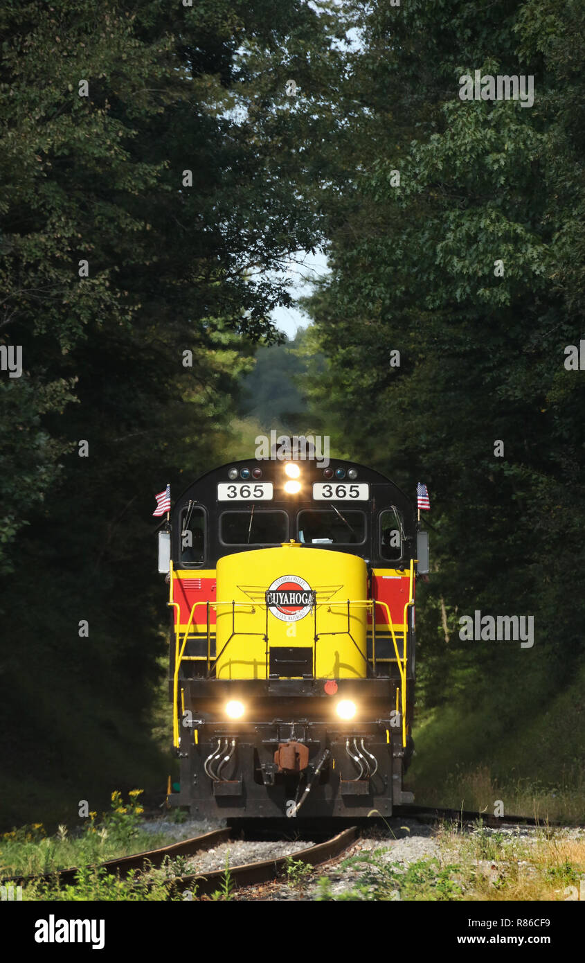 Diesel locomotive ALCOA C420 number CVSR 365. Operated as special event ...