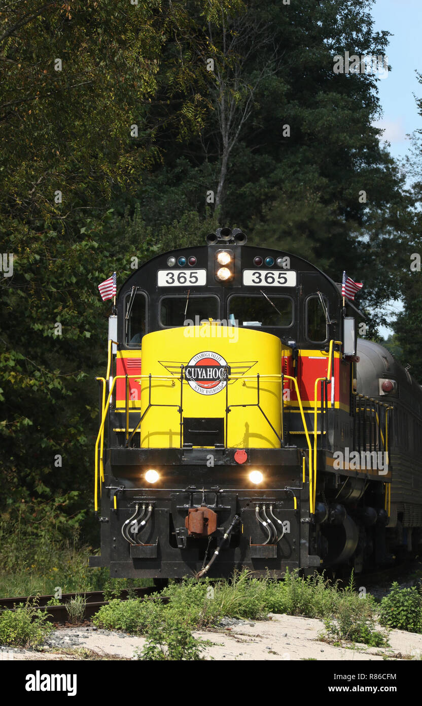 Diesel locomotive ALCOA C420 number CVSR 365. Operated as special event ...