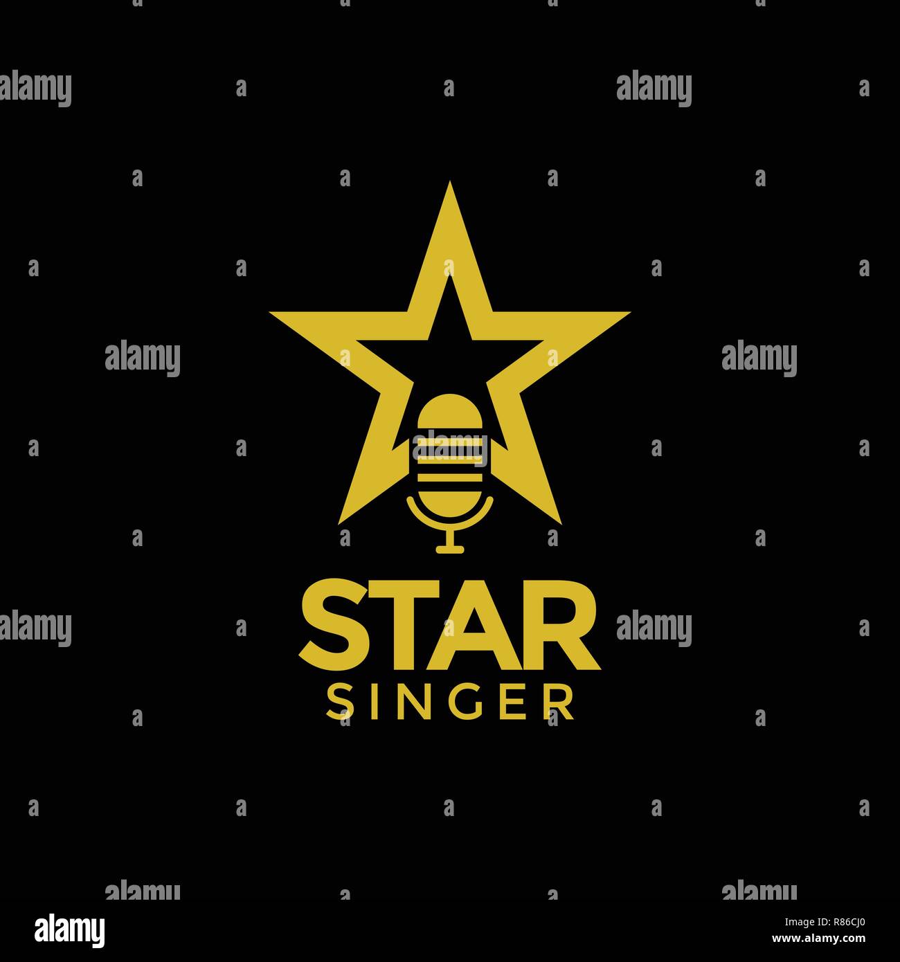 Singer logo Stock Vector Images - Alamy
