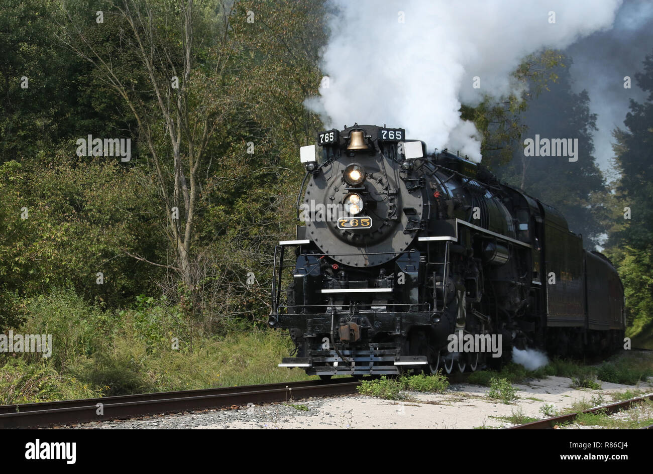 Nickel Plate Road no. 765 is a 2-8-4 "Berkshire" type steam locomotive ...