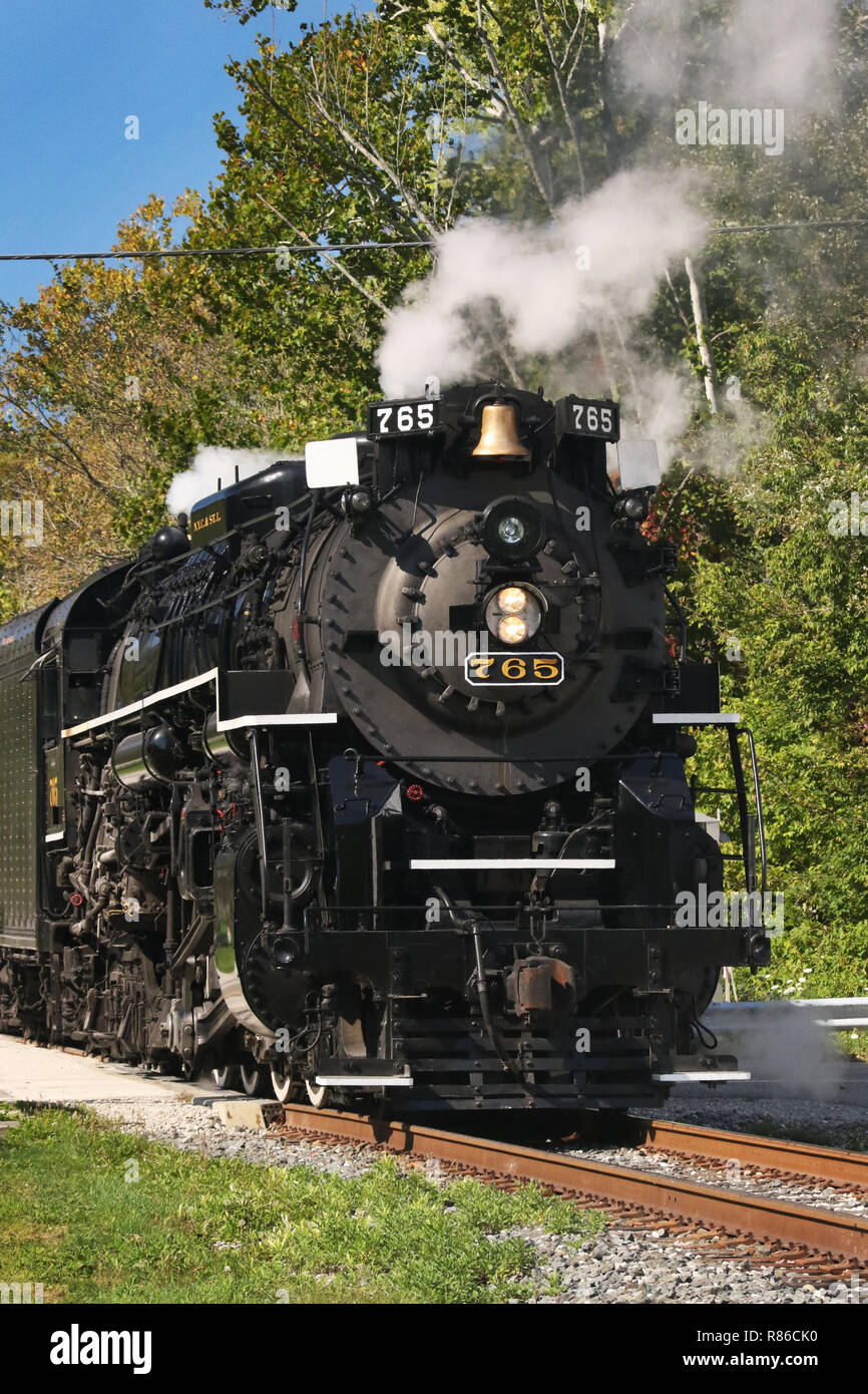 Nickel Plate Road no. 765 is a 2-8-4 "Berkshire" type steam locomotive ...
