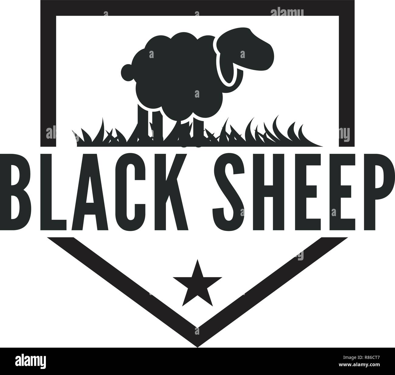 Sheep logo vector vectors hi-res stock photography and images - Alamy