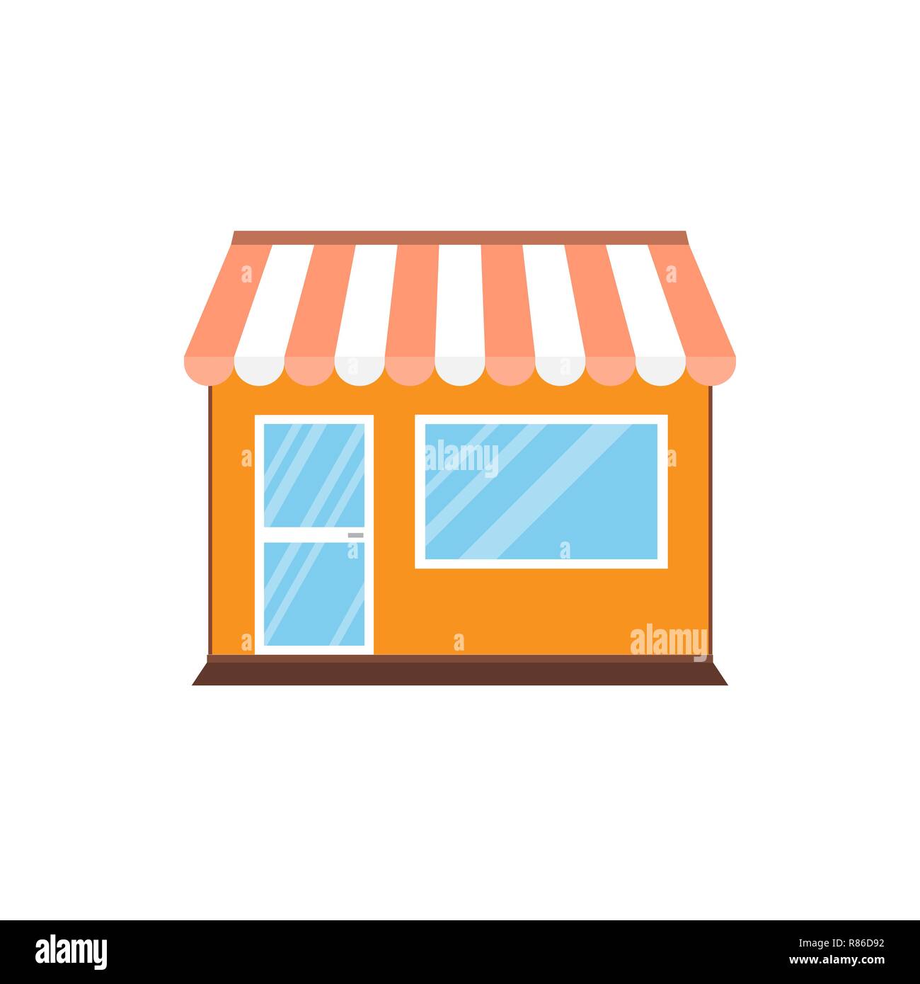 Commerce, shop, store icon. Vector illustration. Building Stock Vector ...