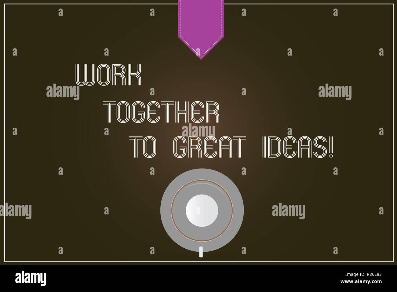 Word writing text Work Together To Great Ideas. Business concept for ...