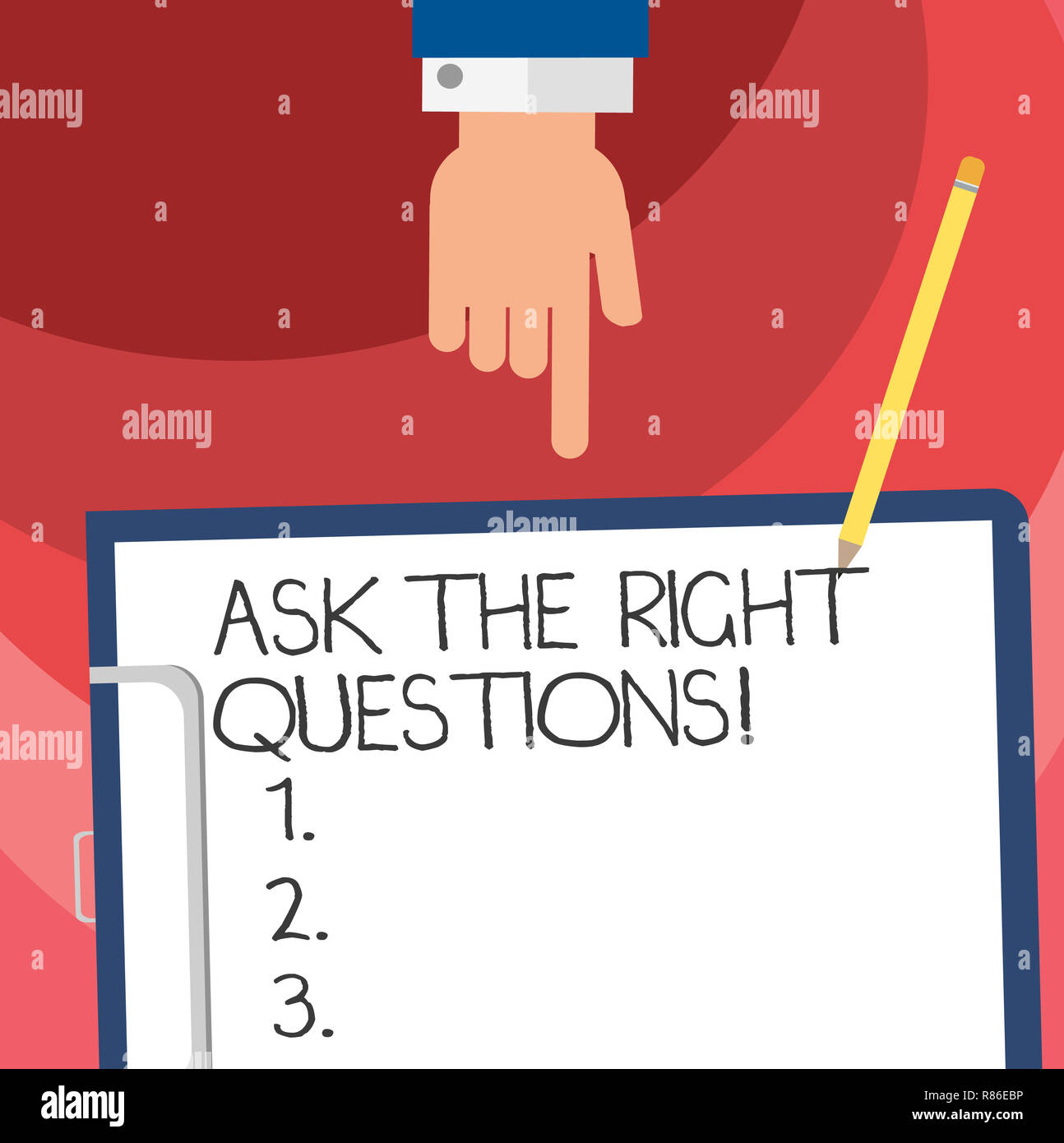Word writing text Ask The Right Questions. Business concept for Asking ...