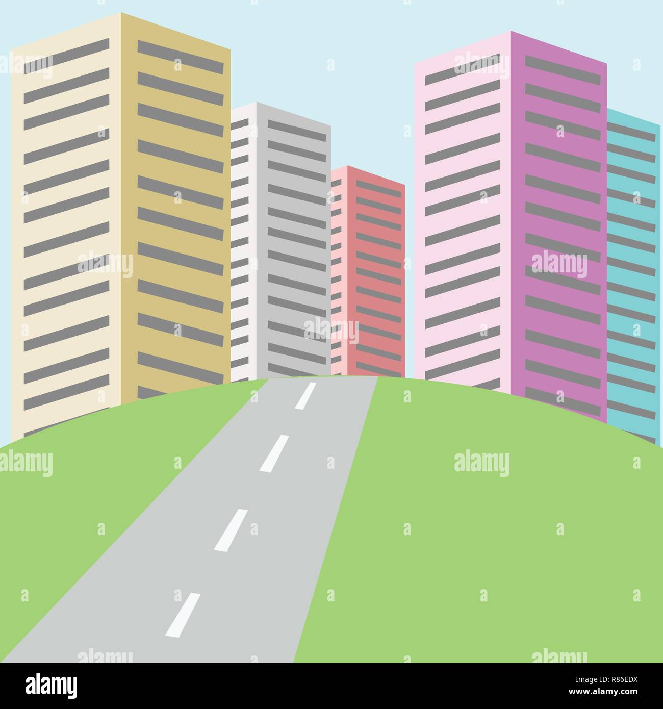 Vector City Background Stock Vector Image & Art - Alamy