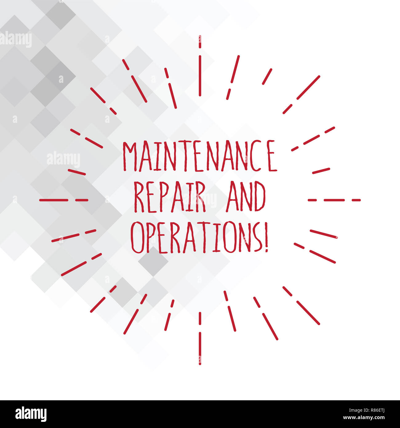 Word writing text Maintenance Repair And Operations. Business concept ...