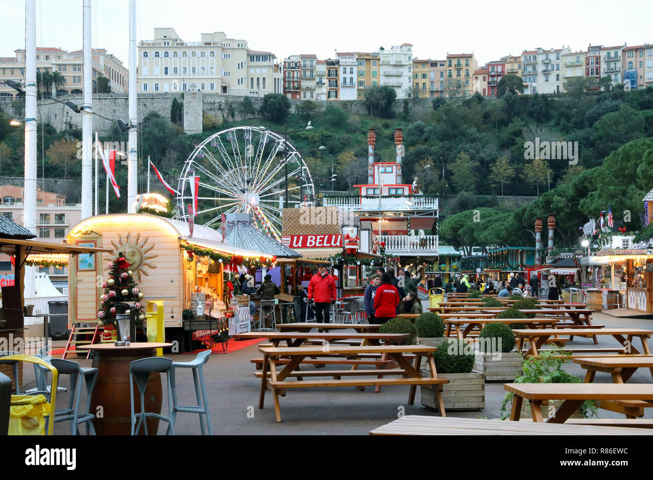 Monte-Carlo, Monaco - December 13, 2018: People Walking In The ...