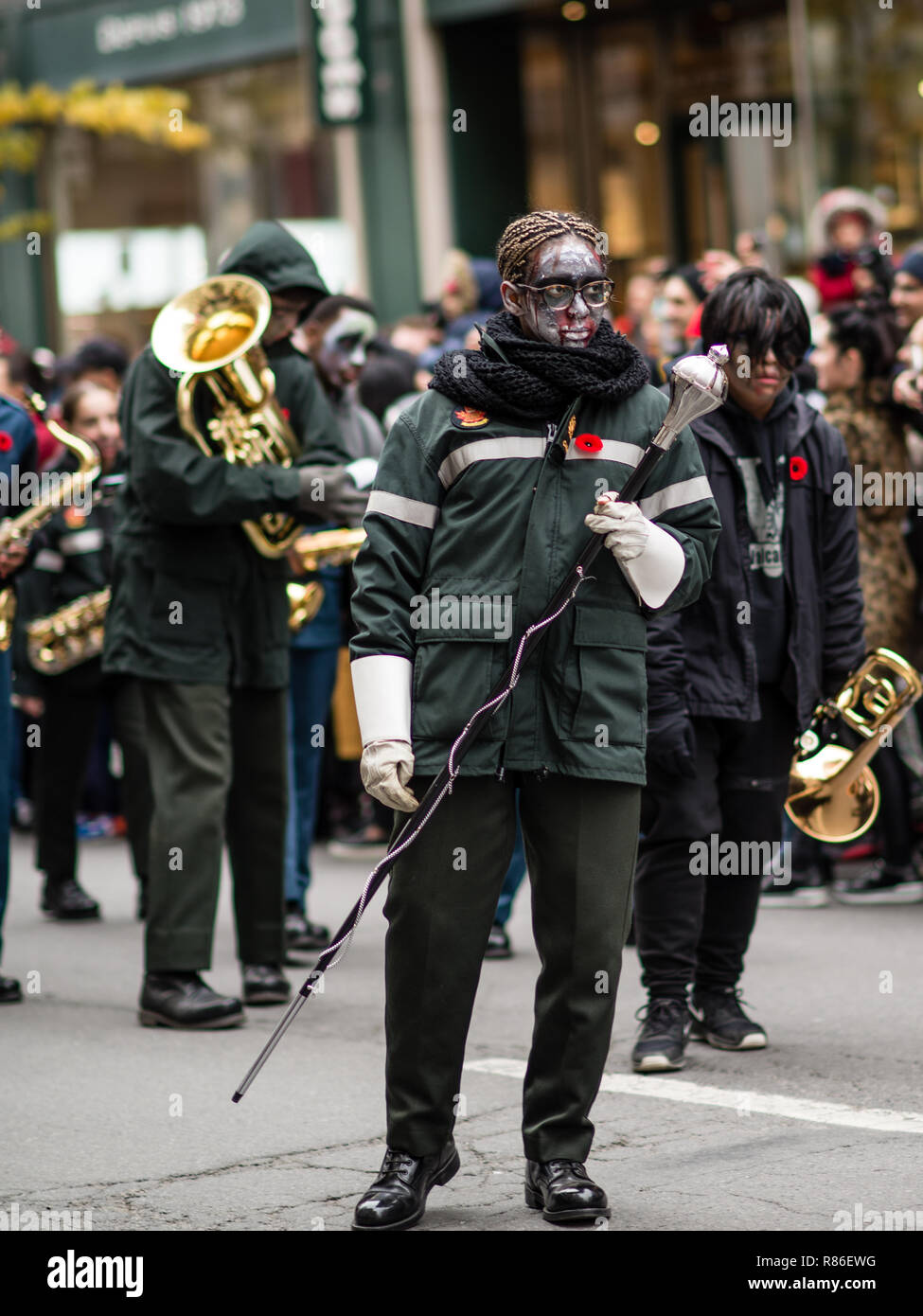 Zombie parade in Montreal Quebec Canada Stock Photo - Alamy