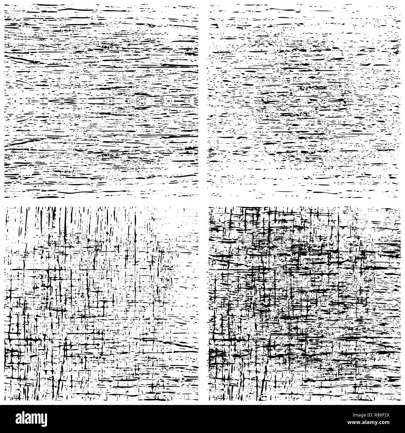 vector set of grunge distressed texture.Template background Stock ...