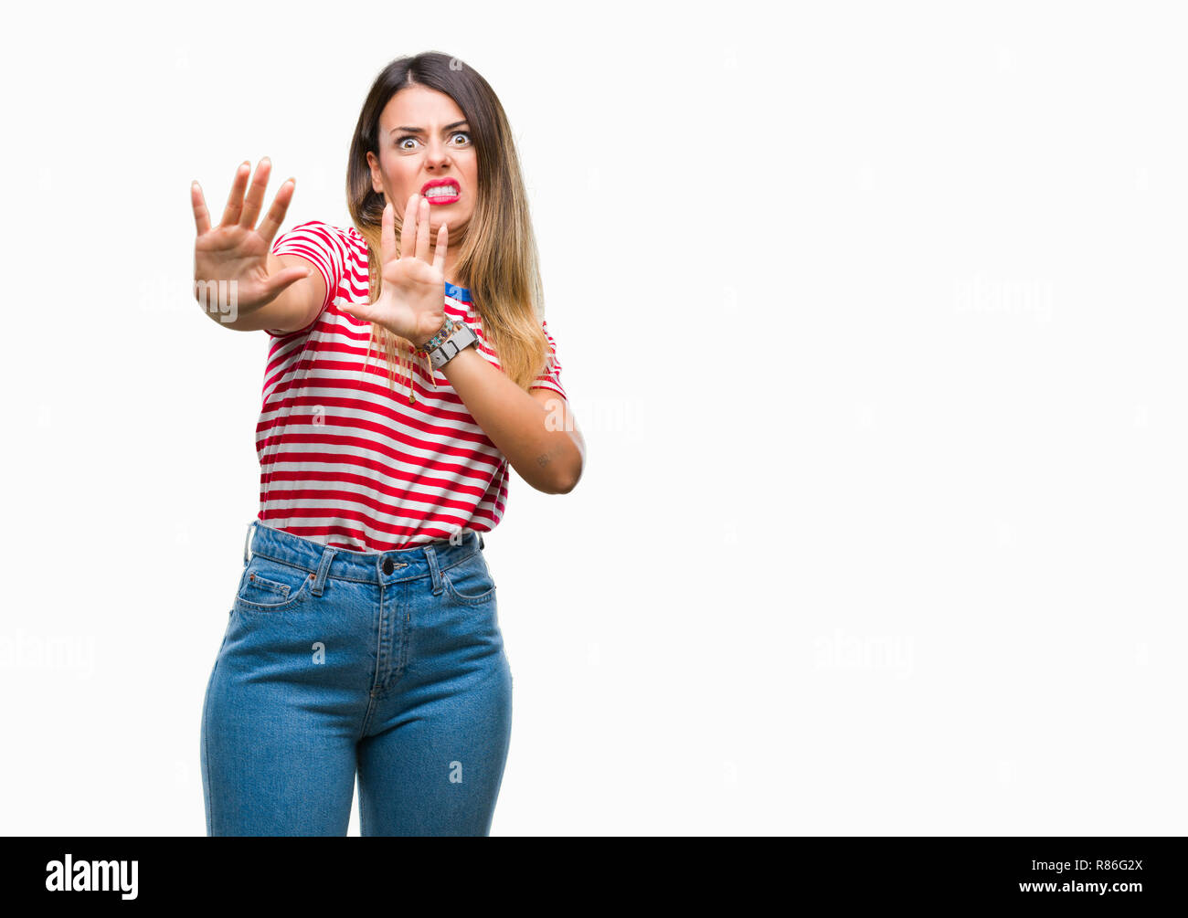 Terrified look Cut Out Stock Images & Pictures - Alamy