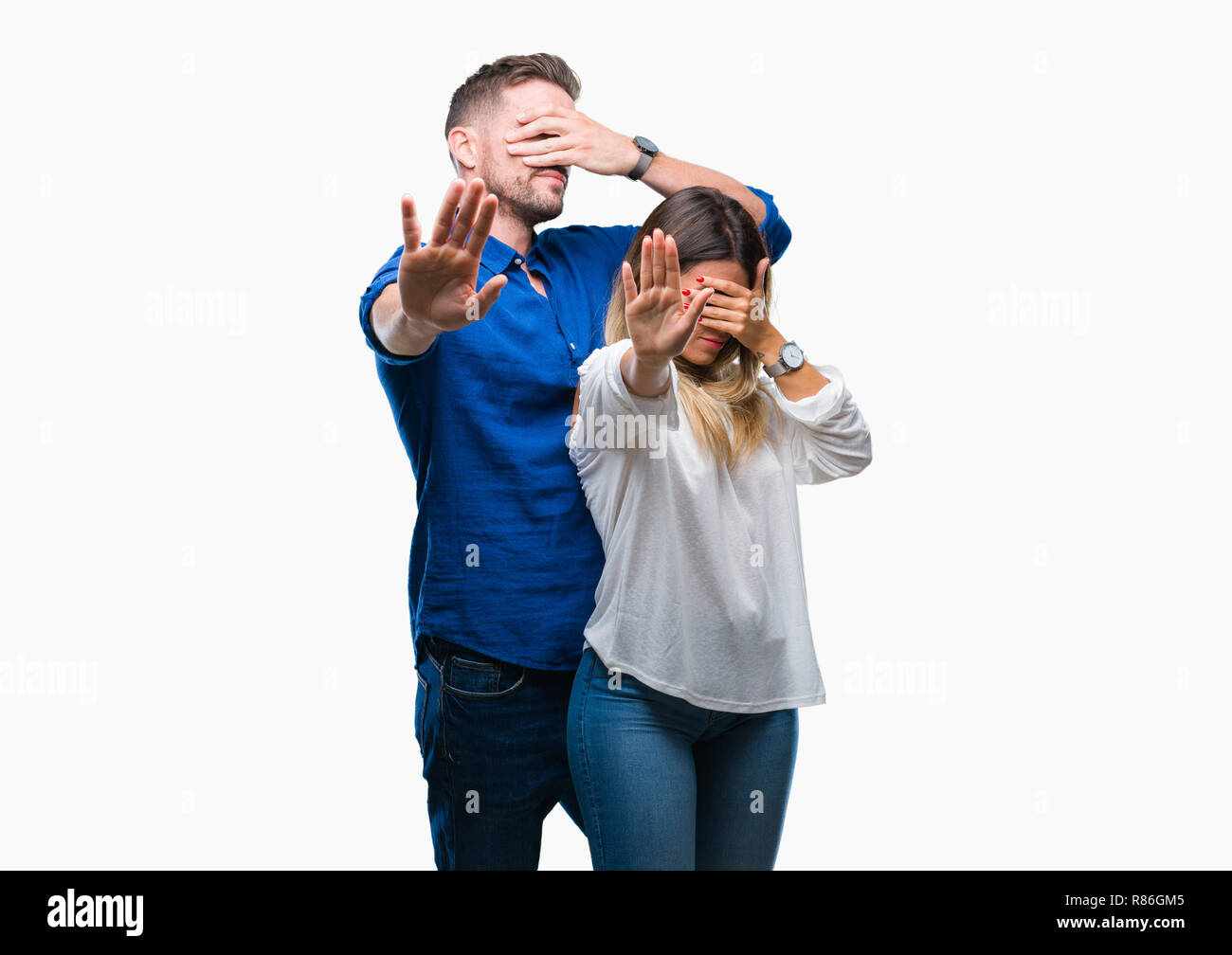 Woman embarrassed boyfriend hi-res stock photography and images - Alamy