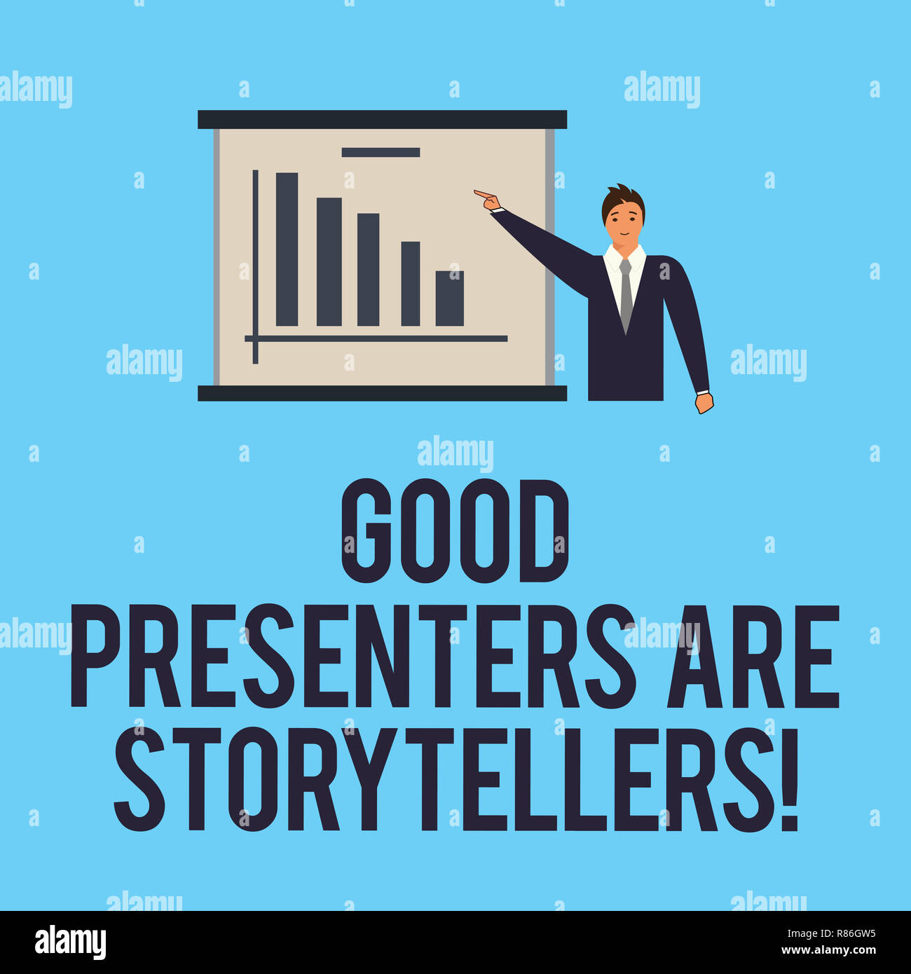 Word writing text Good Presenters Are Storytellers. Business concept ...