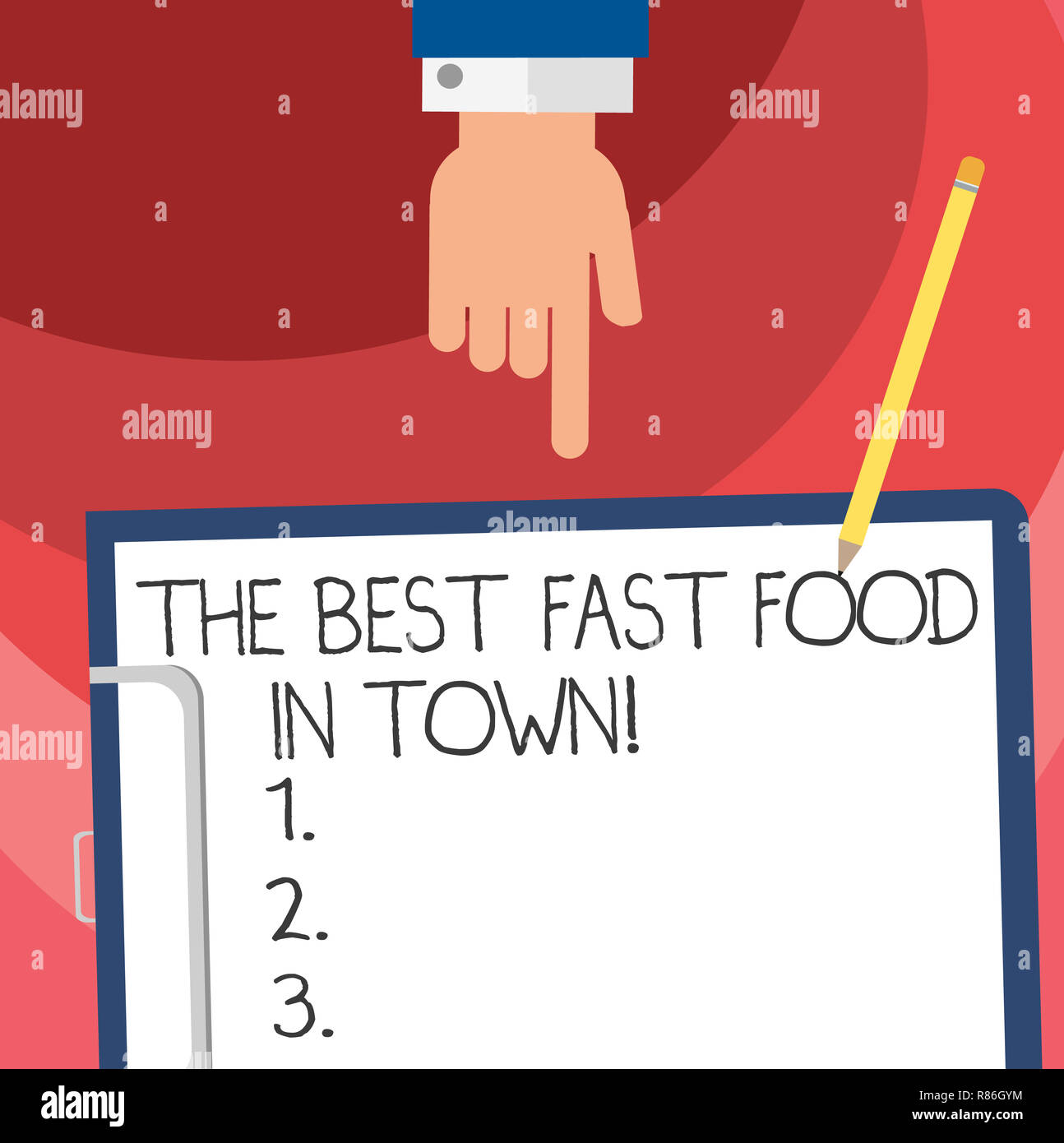 Word writing text The Best Fast Food In Town. Business concept for ...