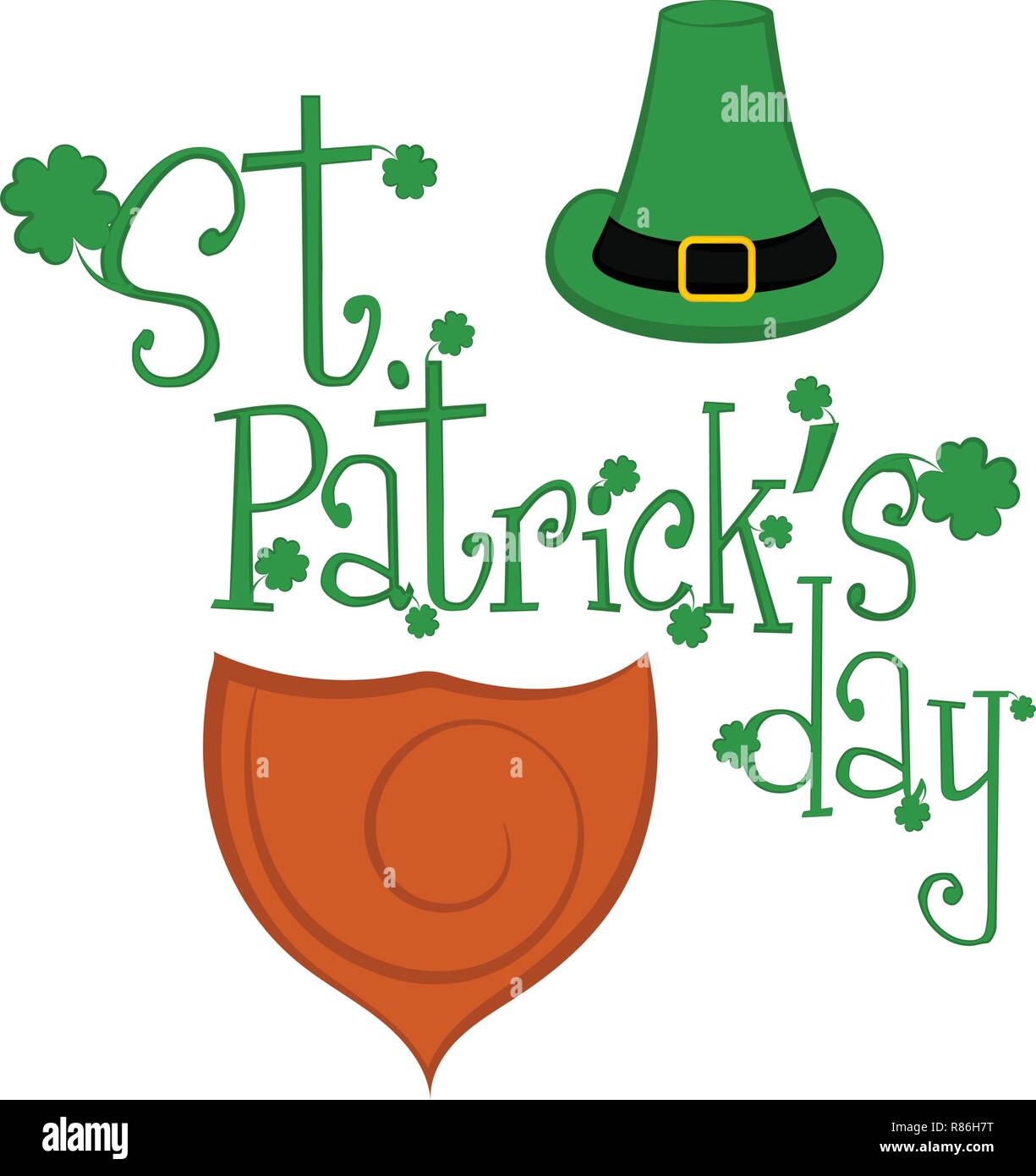 St patricks day alphabet Stock Vector Images - Alamy