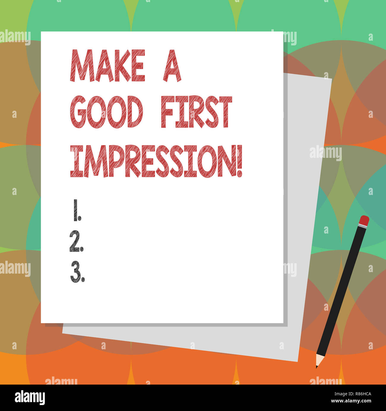 Text sign showing Make A Good First Impression. Conceptual photo ...