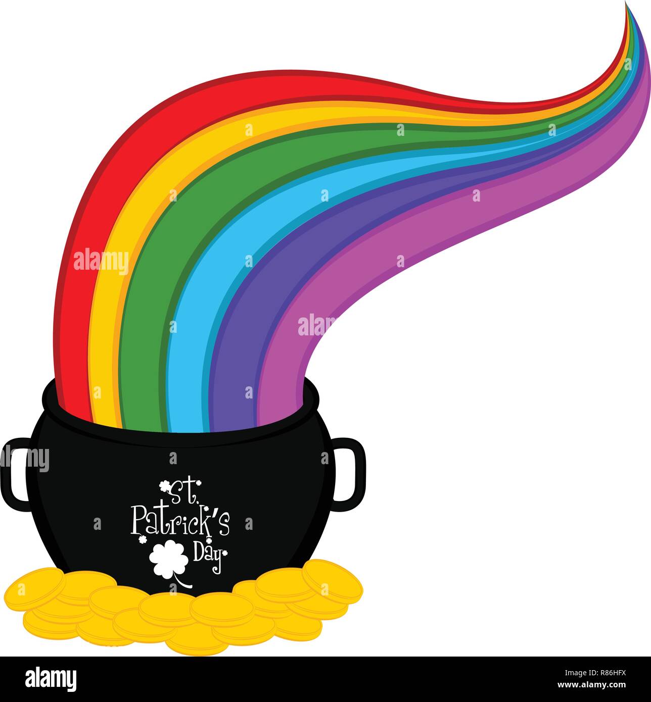 Gold leaf pot Stock Vector Images - Alamy